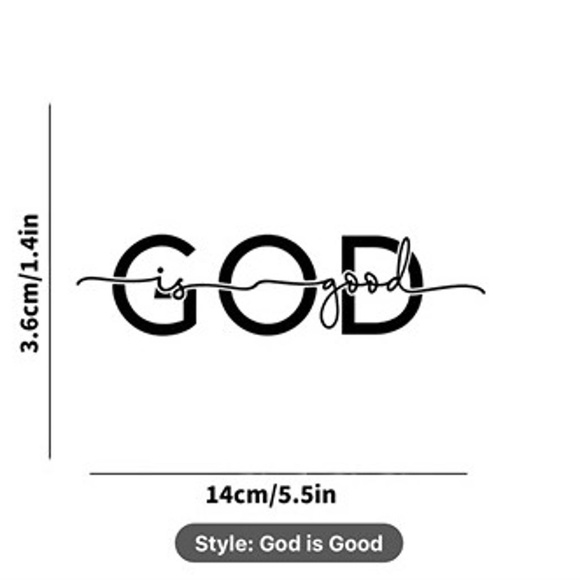 Other | Spread Gods Love With These Beautiful Car Sticker Black 14 X 55 ...